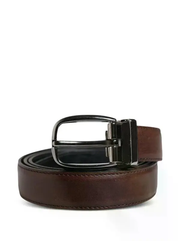 Dolce & Gabbana Leather Belt With Buckle Fastening