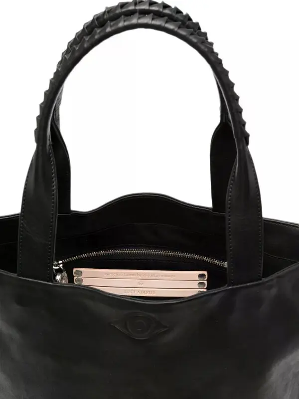 CORNELIAN TAURUS BY DAISUKE IWANAGA Braided-handle Tote Bag