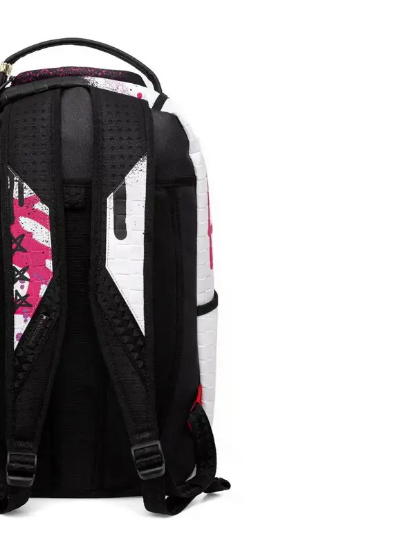 SPRAYGROUND Graffiti Print Woven Backpack