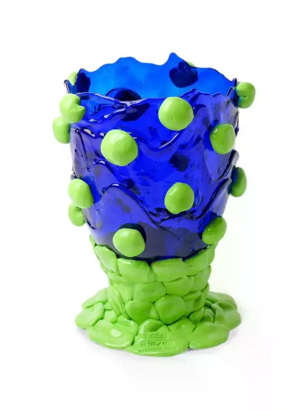 GAETANO PESCE Nugget Wavy-rim Vase X Browns Exclusive - Blue
