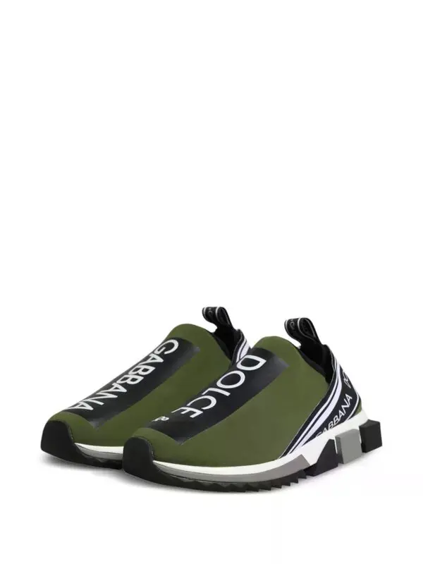 Dolce & Gabbana Sorrento Logo-print Slip-on Sneakers