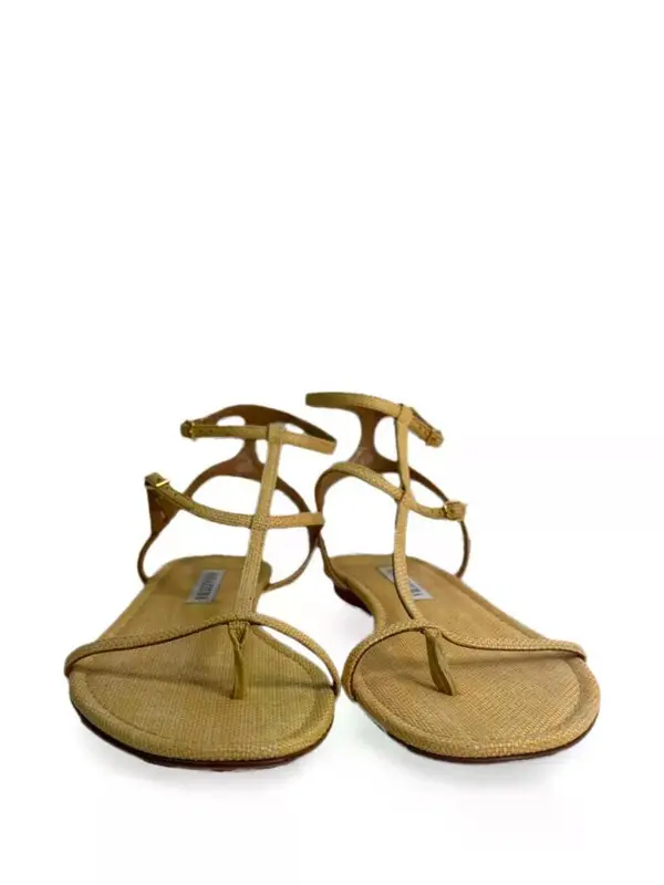AQUAZZURA So Ponza T-strap Sandals
