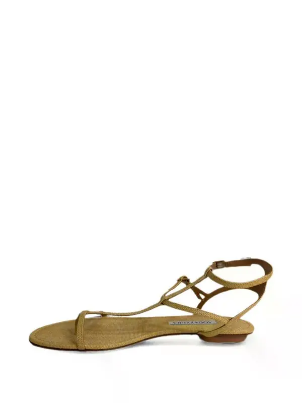 AQUAZZURA So Ponza T-strap Sandals