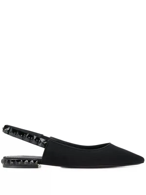 Dolce & Gabbana Studded Slingback Slippers
