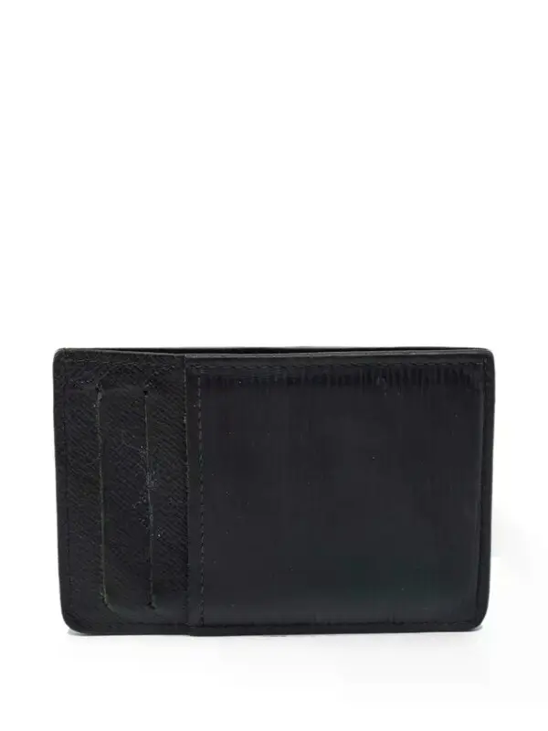 LOUIS VUITTON 2017 Neo Porte Cartes Leather Card Holder - Black
