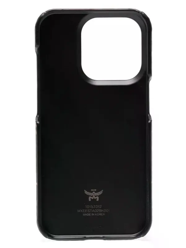 Mcm Aren Visetos-print Iphone 15 Pro Phone Case