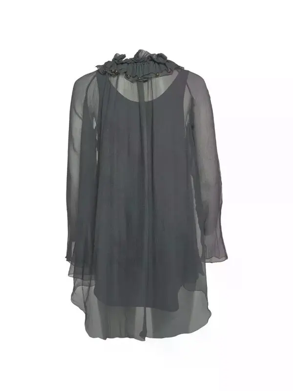 Chloé V-neck Ruffled Blouse