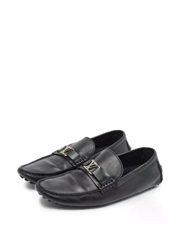 LOUIS VUITTON Hockenheim Leather Loafers