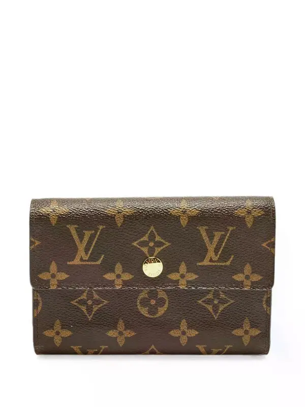 LOUIS VUITTON 2014 Alexandra Monogram Canvas Wallet - Brown