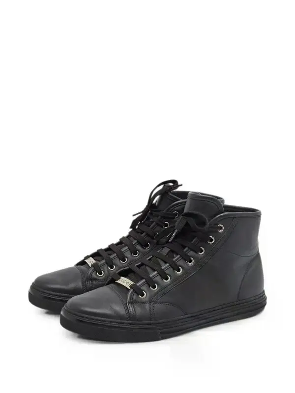 Gucci Leather High-top Sneakers