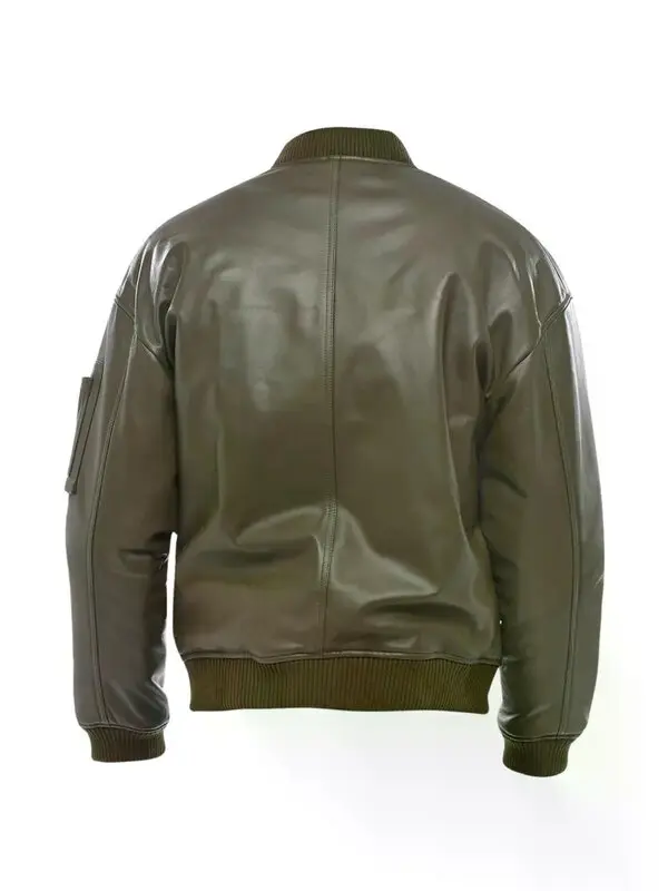 Dsquared2 Leather Bomber Jacket