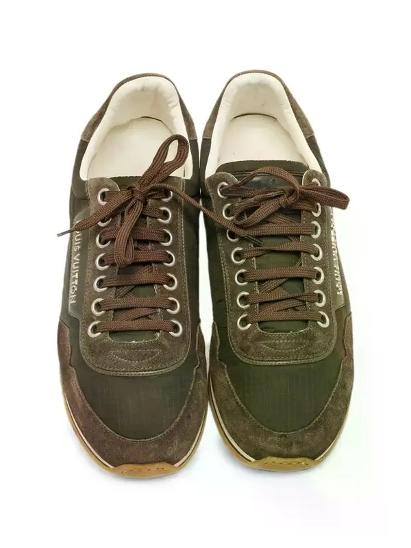 LOUIS VUITTON Panelled Lace-up Sneakers