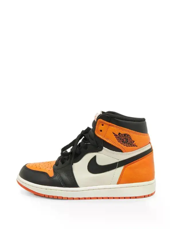 JORDAN 1 Retro Shattered Backboard High Top Sneakers - Black