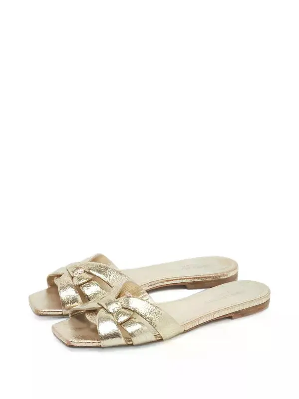 Saint Laurent Tribute Flat Sandals