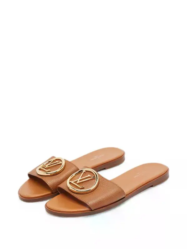 LOUIS VUITTON Lock It Flat Sandals