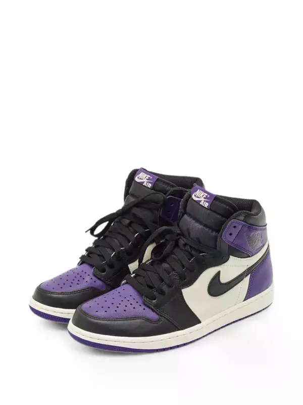 JORDAN Air 1 Retro High Top Sneakers - Purple