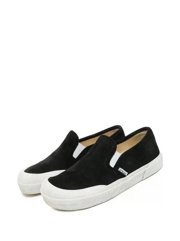 Loewe Suede Slip-on Sneakers