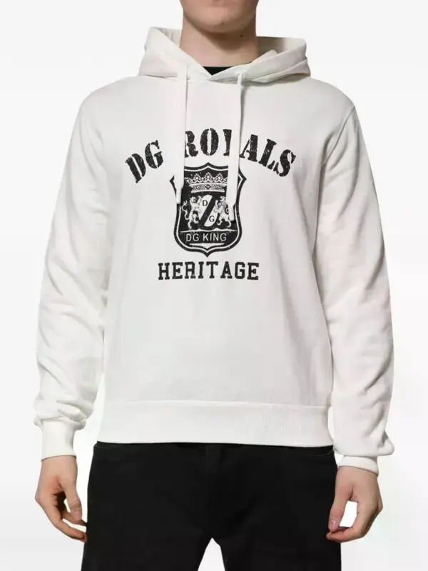 Dolce & Gabbana Dg Royals Graphic-print Hoodie