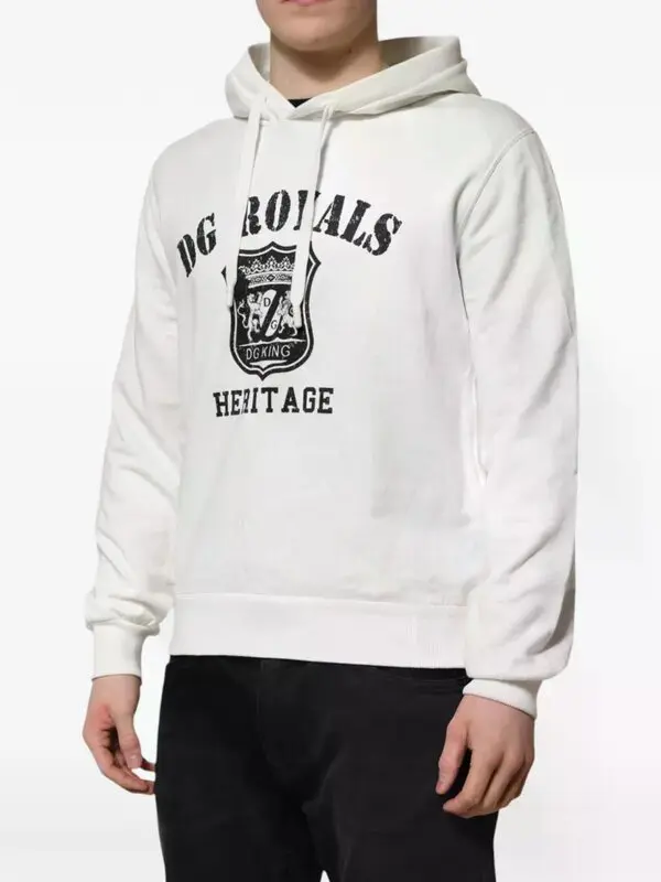Dolce & Gabbana Dg Royals Graphic-print Hoodie