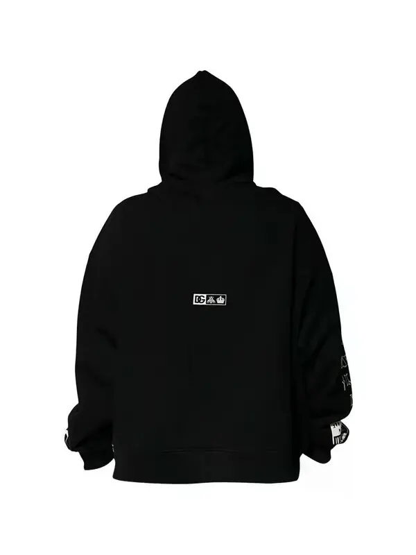 Dolce & Gabbana Graphic Print Cotton Hoodie