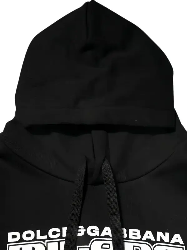 Dolce & Gabbana Graphic Print Cotton Hoodie