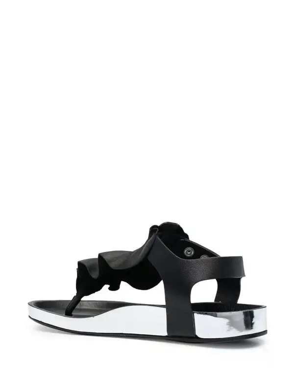 Isabel Marant Étoile Leather Ruffle-trim Sandals