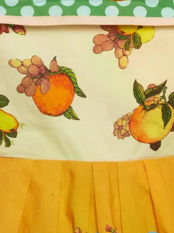 ALEMAIS Lemonis-print Midi Dress