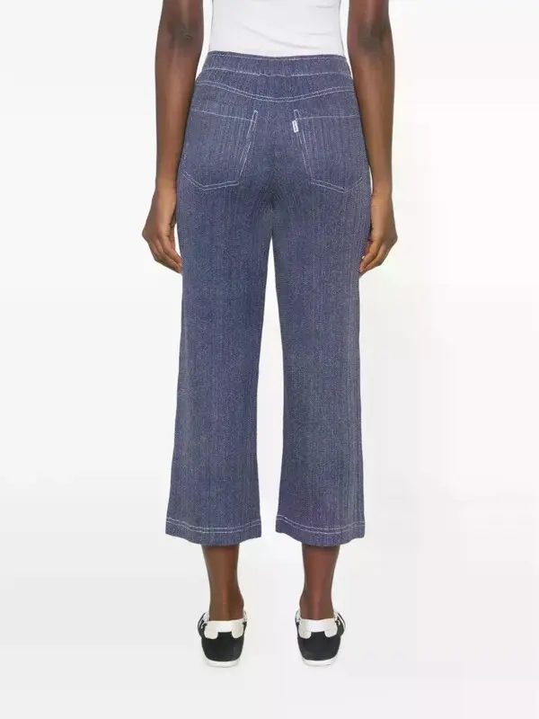 Issey Miyake Denim-effect Trousers
