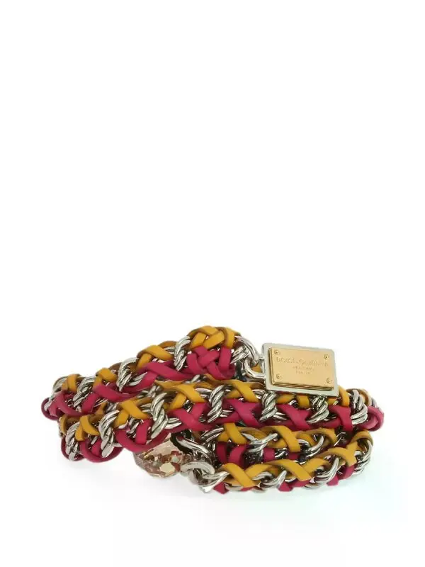 Dolce & Gabbana Braided Chain-link Belt