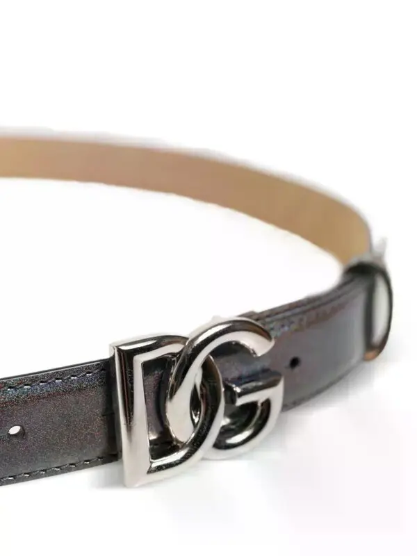 Dolce & Gabbana Dg Logo Buckle Belt