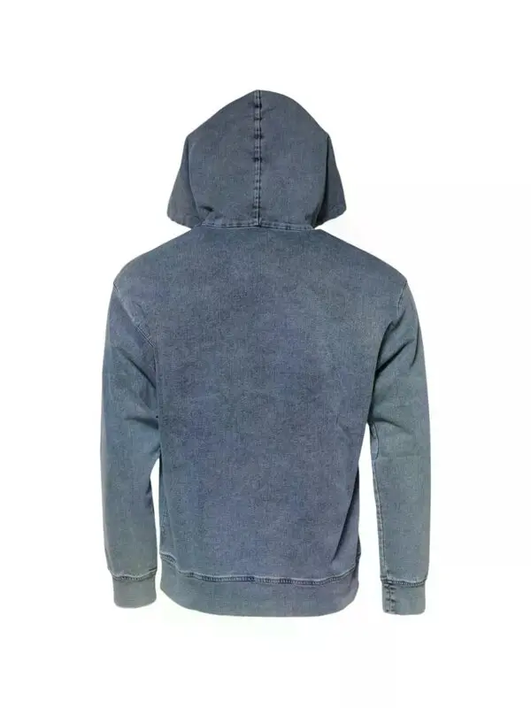 Dolce & Gabbana Graphic Print Denim Hoodie