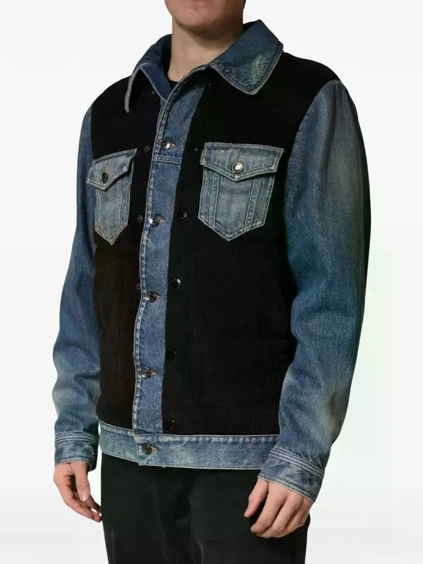 Dolce & Gabbana Corduroy-panel Denim Jacket