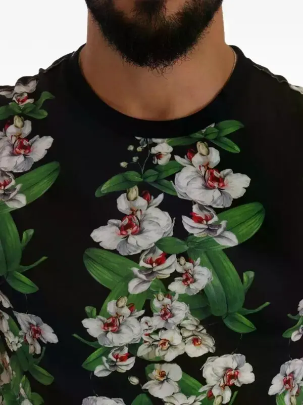 Dolce & Gabbana Orchid-print T-shirt