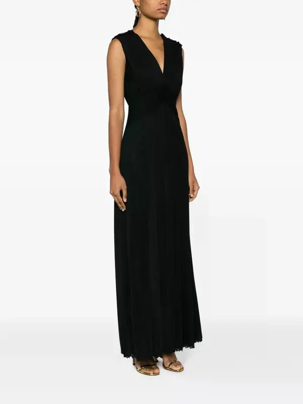 Diane Von Furstenberg Marika Gathered V-neck Maxi Dress