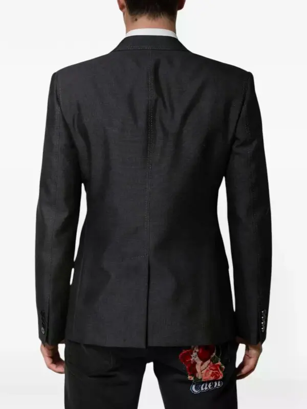 Dolce & Gabbana Gun-embroidery Bee-patch Blazer