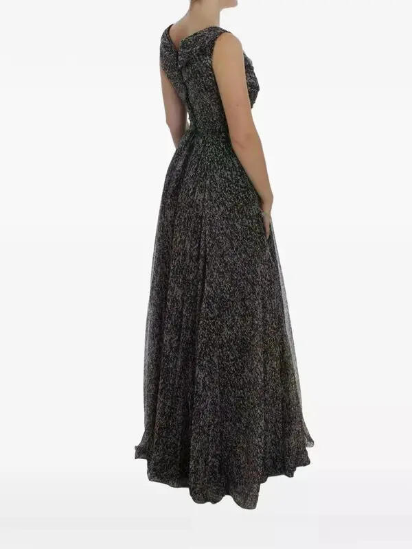 Dolce & Gabbana Sleeveless Silk Maxi Dress