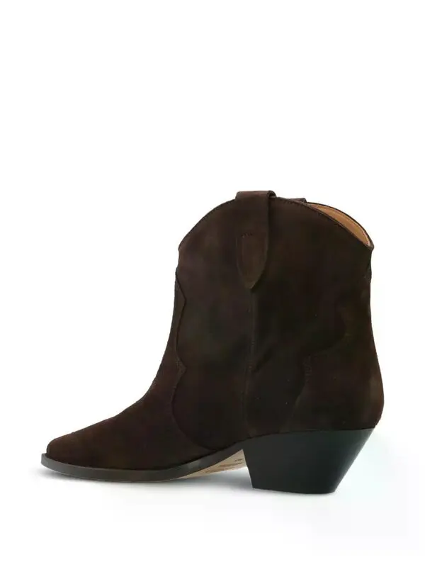 Isabel Marant Étoile Dewina Suede Ankle Boots - Brown