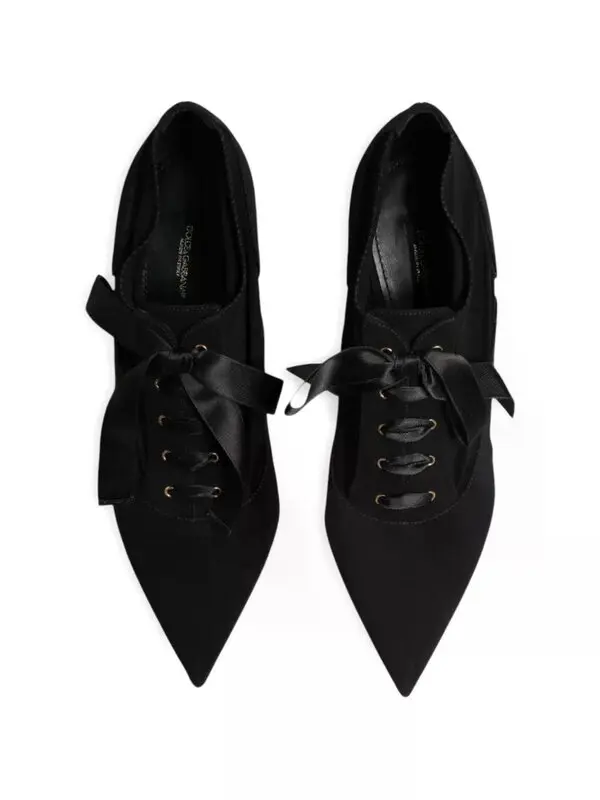 Dolce & Gabbana Lace-up Pointed-toe Pumps