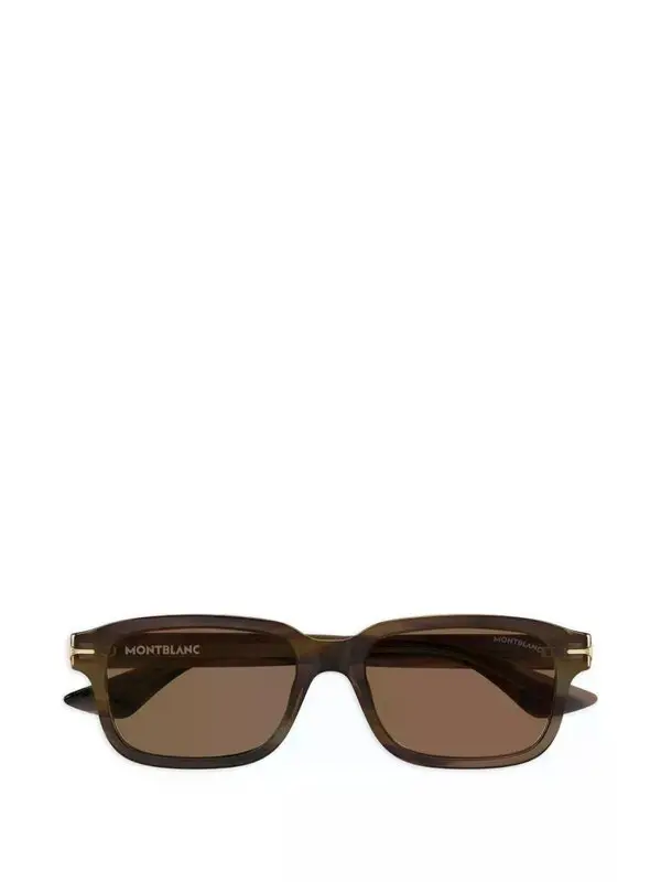 Montblanc Square Frame Sunglasses - Brown