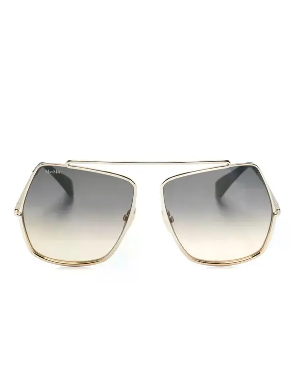 Max Mara Oversize Frame Sunglasses - Black