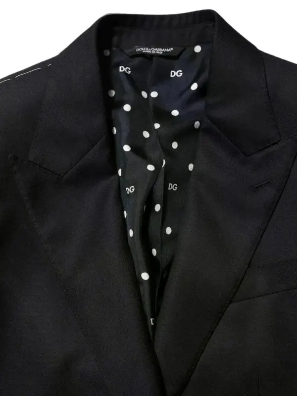 Dolce & Gabbana Napoli Basket-weave Blazer