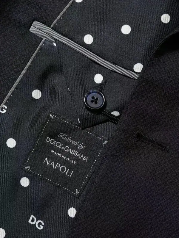 Dolce & Gabbana Napoli Basket-weave Blazer