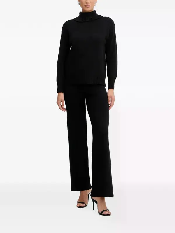 HAVEONE Roll-neck Sweater And Trouser Set
