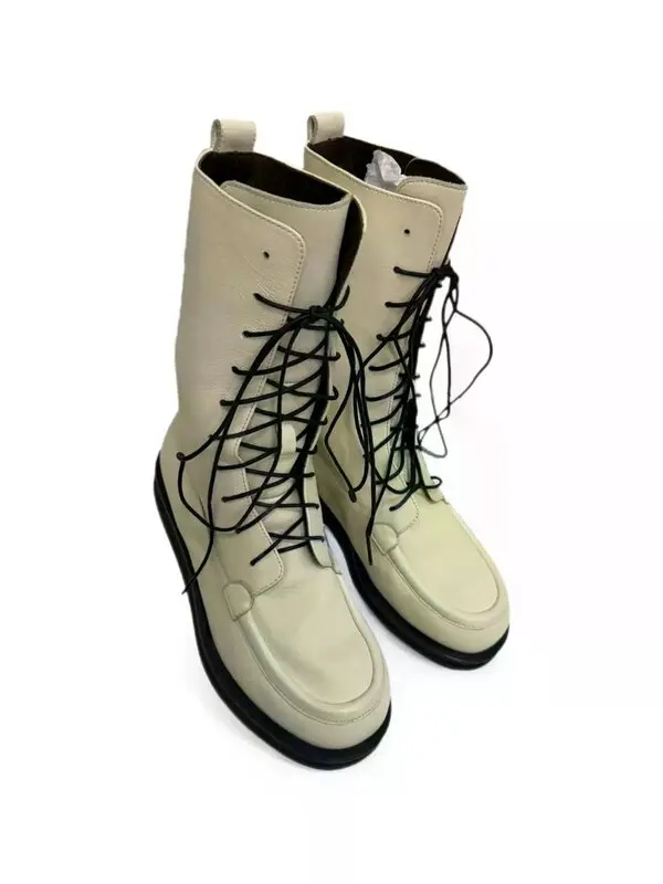 THE ROW Patty Lace-up Combat Boots