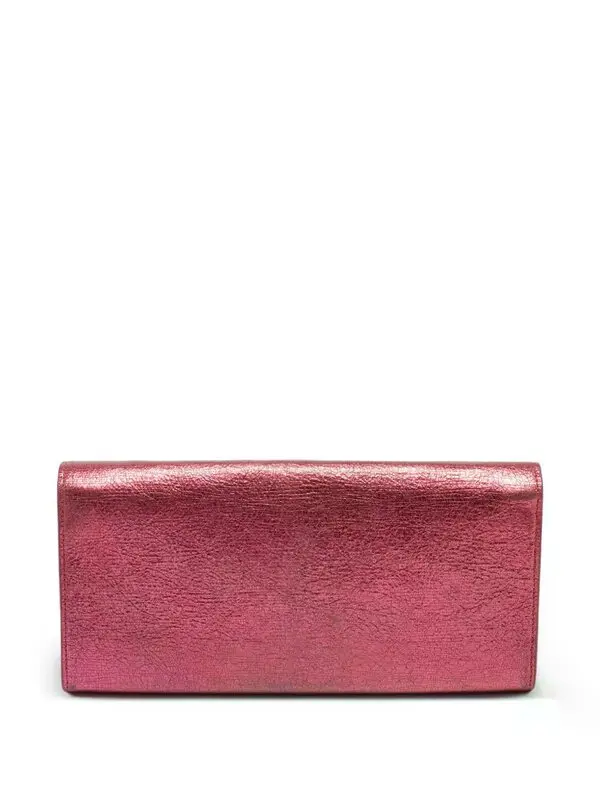 Saint Laurent 2013 Cassandre Metallic Clutch Bag