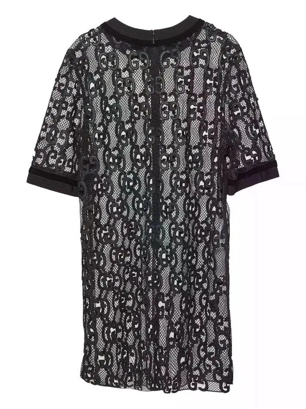 Gucci Lace-logo Dress