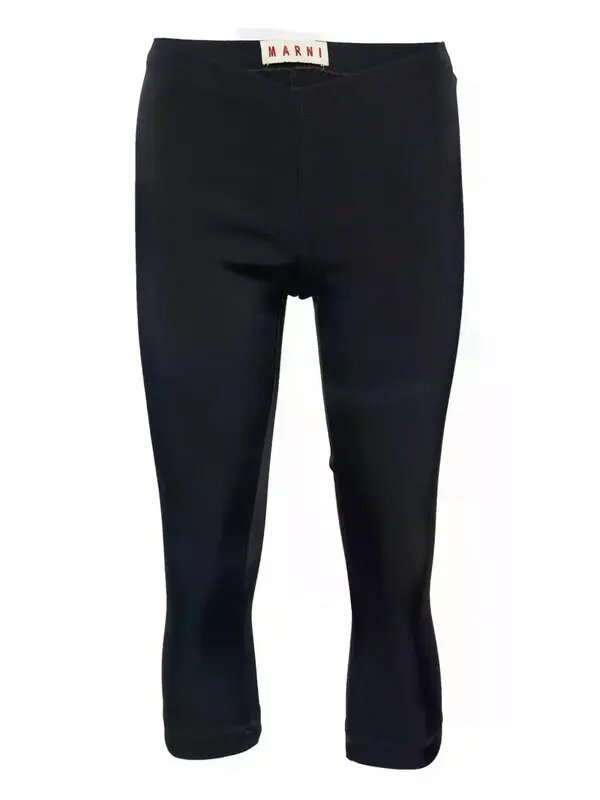 Marni Cropped Elasticated Waistband Trousers