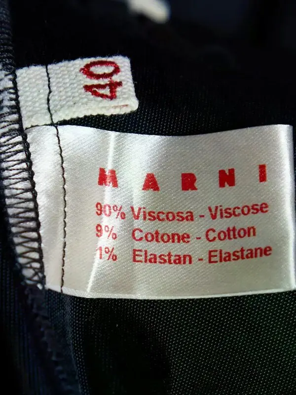Marni Cropped Elasticated Waistband Trousers