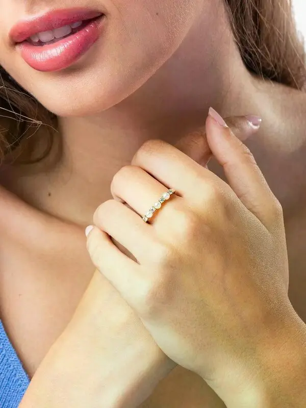 Yoko London 18kt Yellow Akoya Pearl And Diamond Ring - Gold