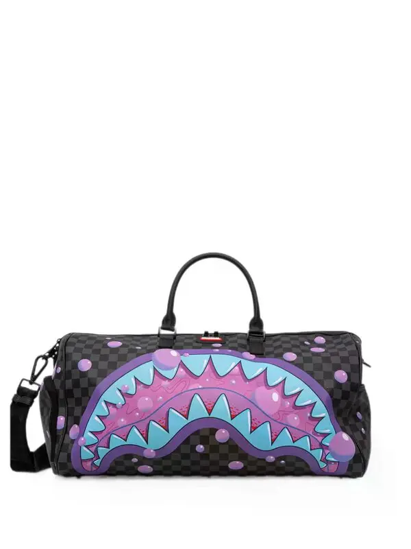 SPRAYGROUND Shark Mouth Check-print Holdall